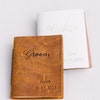 Retro Style Guest Book Rustic Leather Guest Book wedding - Etsy