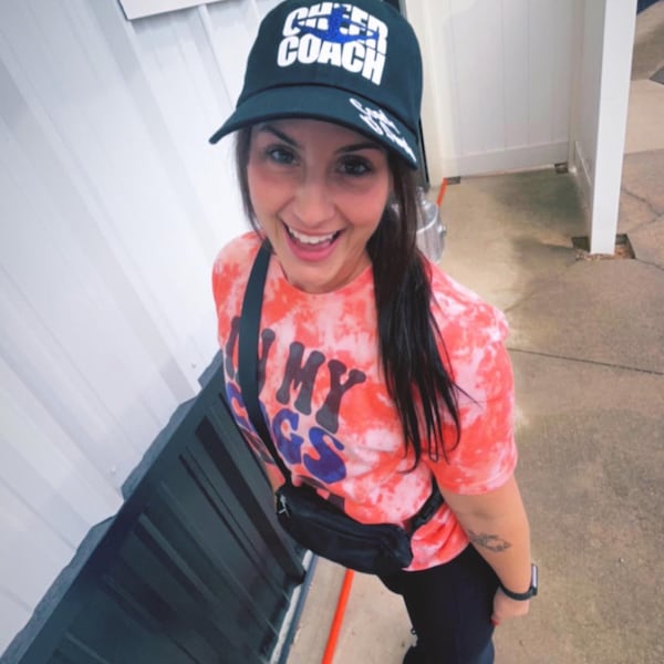 Cheer Coach Hat - Custom Name - Distressed Trucker Hat - Dad Hat ...