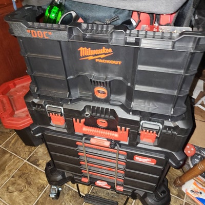 Jonah Pope M18 Router Compact Toolbox Insert-milwaukee Packout Toolbox ...