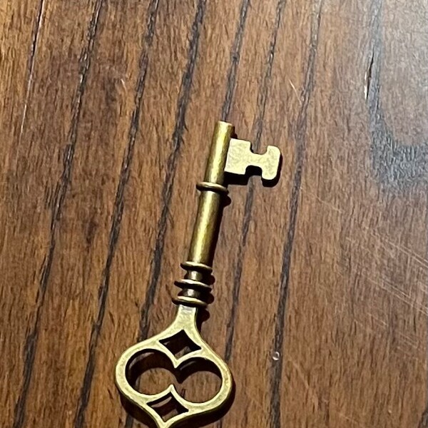 Vintage Gold Skeleton Key With Tassel for Home Decor, Styling ...