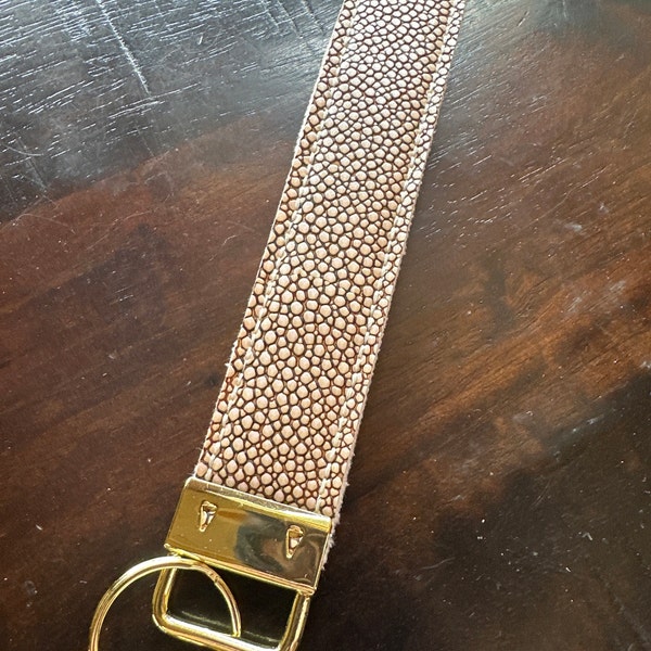 Neutral Cream Beige Key Wristlet | Key Fob Holder | Wristlet Key Chain ...