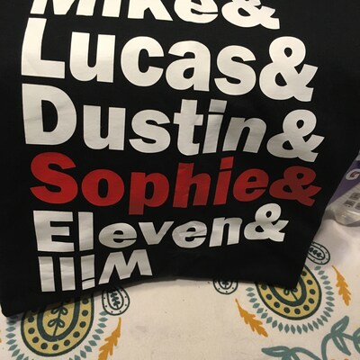 Stranger Things Custom Name Tee - Etsy