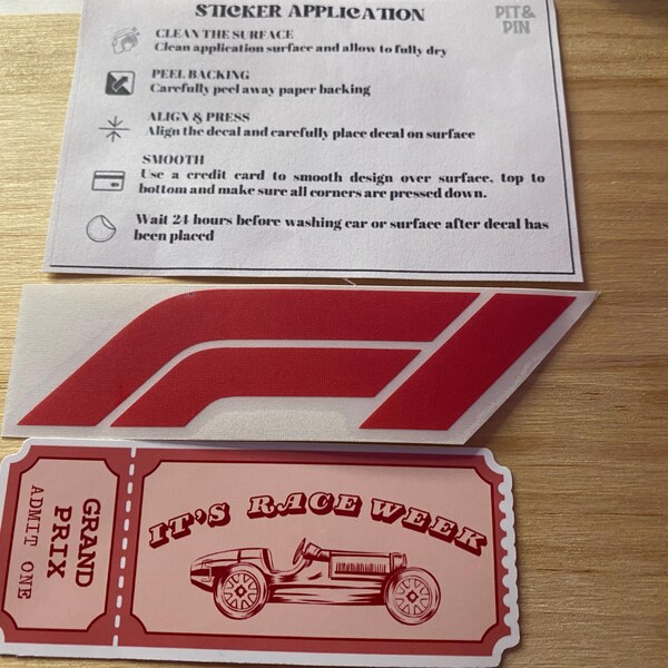 DRS Enabled Decal, Window Sticker, Formula One Decal, Fastest Lap, F1 ...