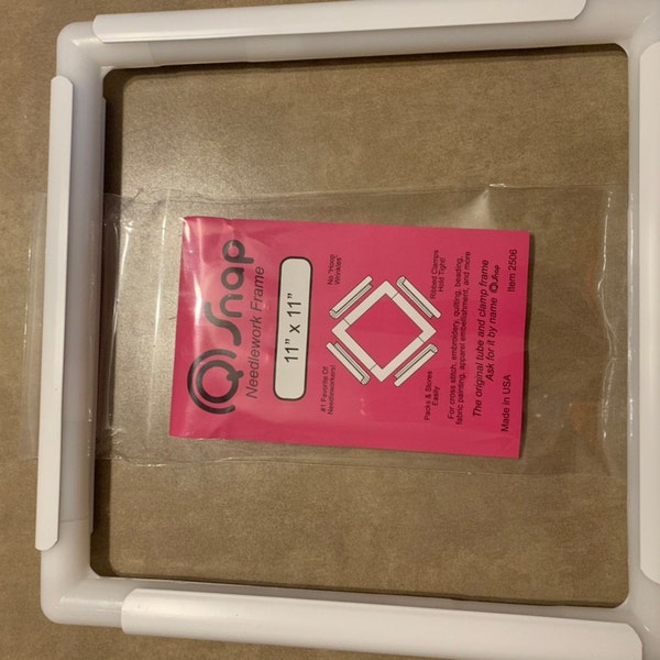 Q Snap Frame 11 X 11 Perfect for Cross Stitch Embroidery Needlework ...