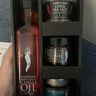 Hot and Spicy Chilli Sauce and Chilli Oil Gift Set, Cooking Gift Set ...