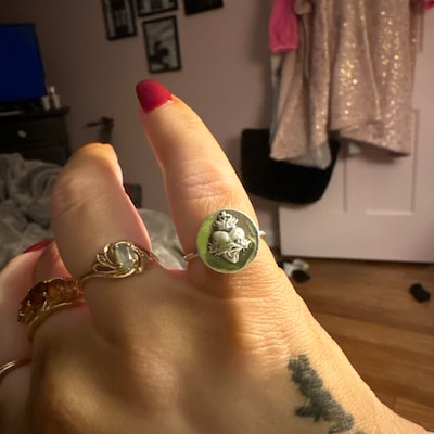 Sterling Silver Witch Broom Ring.halloween Ring. Mystery Magic - Etsy