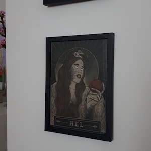 DEVANA A5 Art Print Slavic Goddess Folklore Pagan Art Dziewanna Magick ...