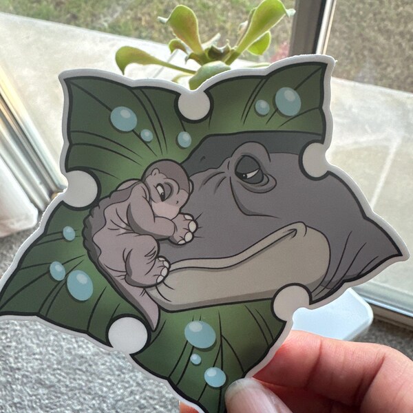 The Land Before Time Inspired Littlefoot and Mother Cartoon Tree Star ...