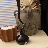 Vintage Haeger Ceramic Avocado Green Winking Eye Owl Saving Figural ...