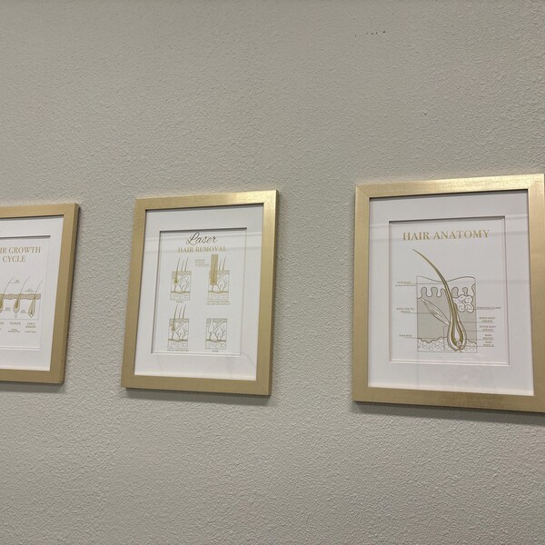 Beauty Injection Art, Botox Poster, Dermal Filler Art, Real Foil Print ...