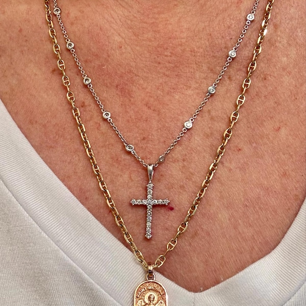 14k Solid Gold Sword Pendant, Gold Sword, Unisex Gold Sword Pendant ...