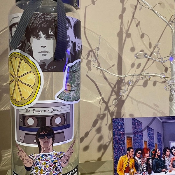 Oasis Inspired Sticker Pack (6pcs) - Unofficial Merchandise, Liam ...