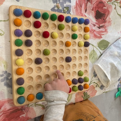 The Original Hundred Board Hundred Frame 100 Board Counting Board ...