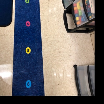 Number Vinyl Floor Decals for the Classroom - Etsy