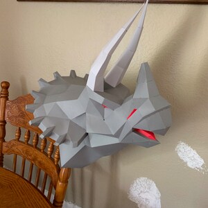 Papercraft Dinosaur T-REX TYRANNOSAURUS 3D Low Poly Paper - Etsy