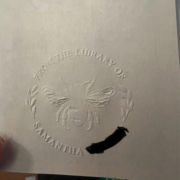 Personalized Address Stamp Labels Self Ink 3 Line Modern Business ...