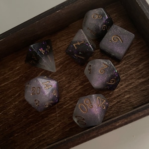 Light and Dark Dice Set, Polyhedral Dice, D&D Dice, Dungeons and ...