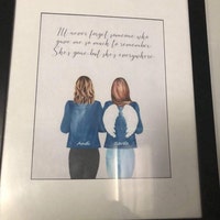 Custom Memorial Print Best Friend Memorial Print in Loving - Etsy Canada