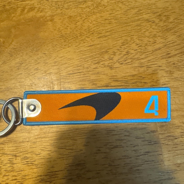 Mclaren Formula 1 F1 Team and Drivers Woven Keychain - Etsy