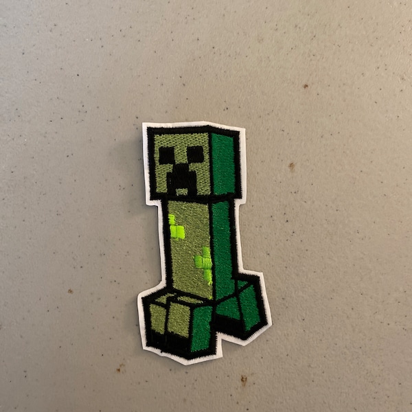 Minecraft Creeper Embroidery Design (digital File) - Etsy