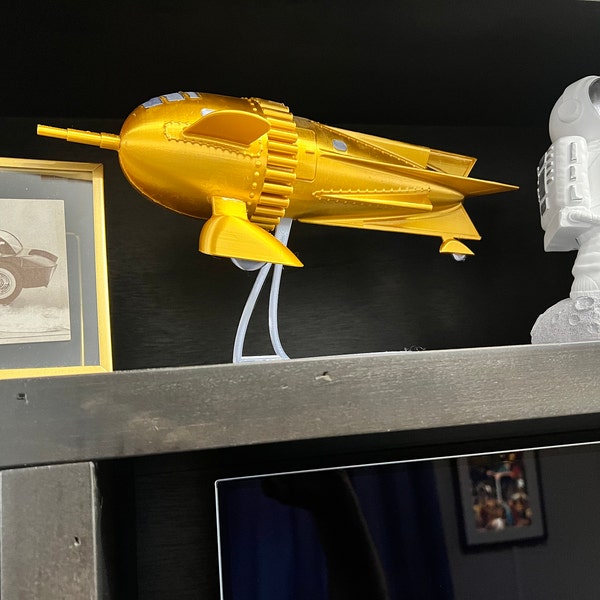 Flash Gordon Zarkov's Rocket Ship Kit Model - Super Quality 330mm 13 ...