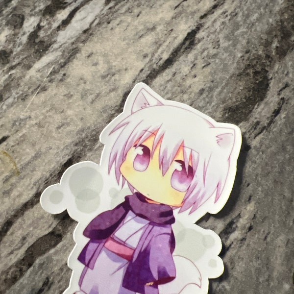 Kamisama Kiss Sticker of Anime Character Tomoe the Fox Yokai in Chibi ...