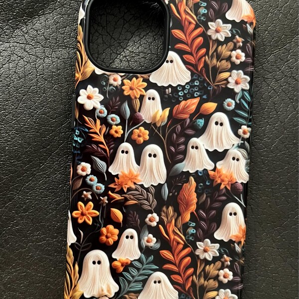 Paradise Pastures Embroidered Look Phone Case Scenic Farm Chic Faux ...