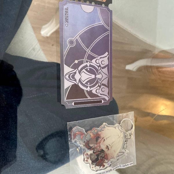 Honkai Star Rail Acrylic Keychain With Sakura Clasp -4 Characters Robin ...