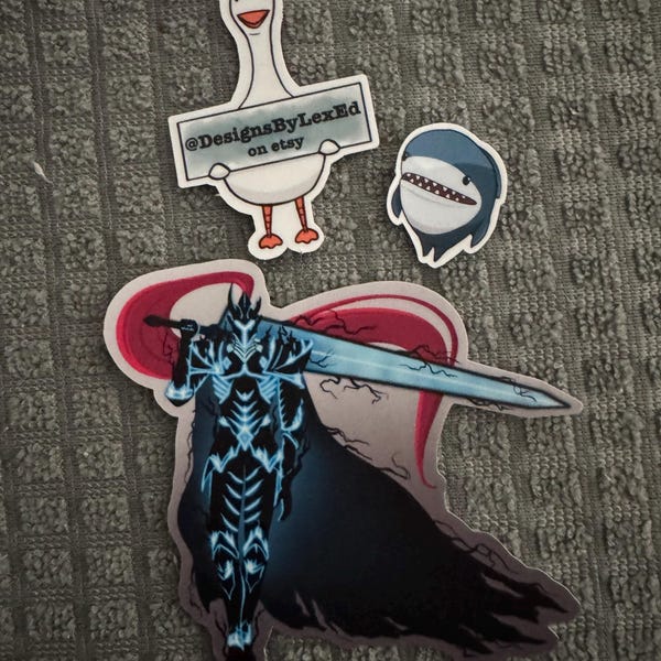 Igris, Solo Leveling, Handmade Laminated Sticker - Etsy