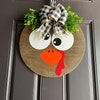 Thanksgiving Front Door Decor Gobble Turkey Front Door Wreath ...