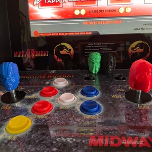 Arcade Joystick Topper Sub Zero From Mortal Kombat - Etsy