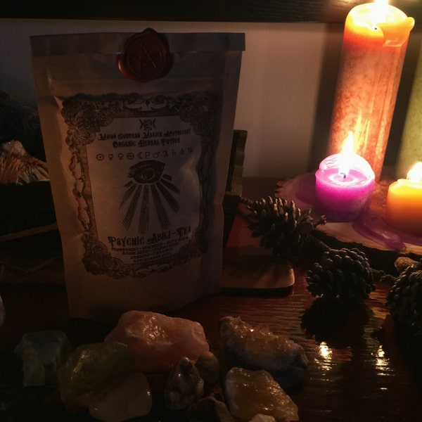 PSYCHIC TEA ~ Psychic Abili-tea ~ Organic Herbal Tea ~ Psychic Ability ...