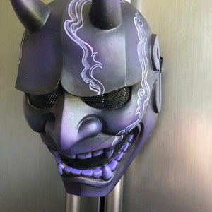 Half Face Airsoft Paintball Motorcycle Mask, Cool Badass Evil Demon ...