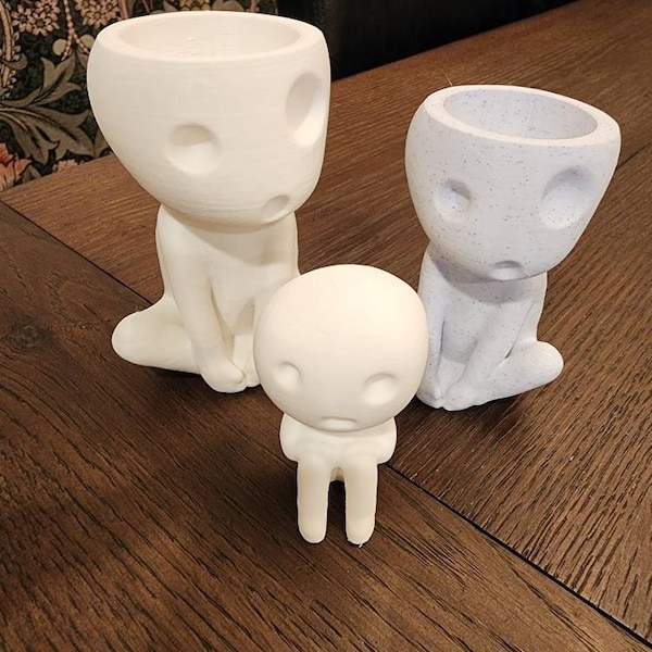 Kodama Japanese Tree Spirit Planter Succulent Air Plant - Etsy