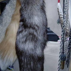 Eco Friendly Frost/indigo Fox Tails - Etsy