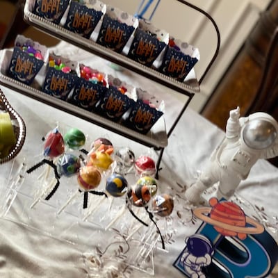 Rocket Ship and Planet Cake Pops - Etsy