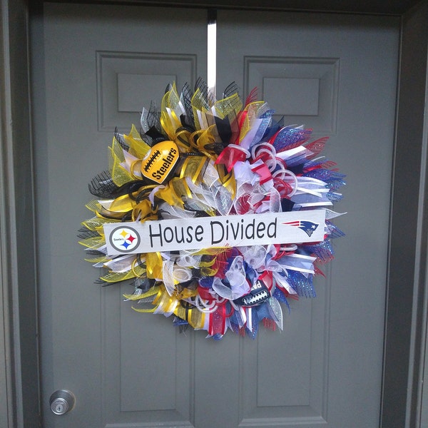 House Divided Wooden Sign - Etsy
