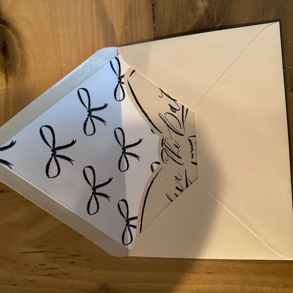 Printed Wraparound Address Labels: Modern A7 Envelope Stickers - Etsy