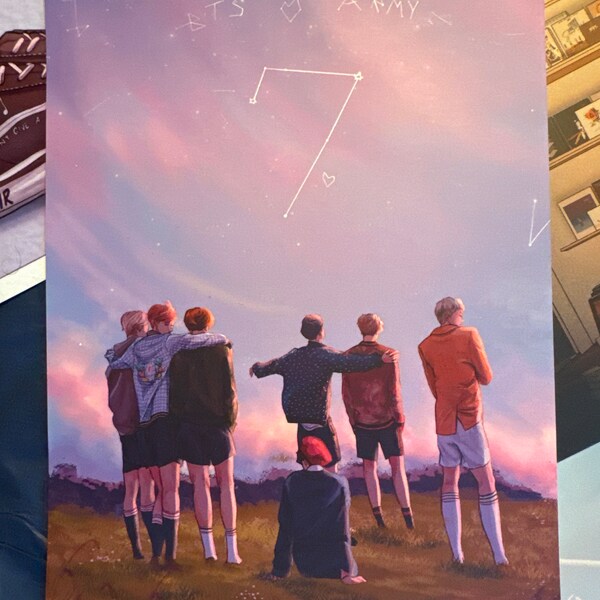 BTS Sope/yoonseok Jungkook 'morning Routine' A5 Art Print K-pop JK ...