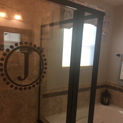 One 11 Monogram Frame Vinyl Wall Art - Etsy