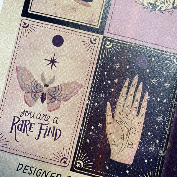 Fortune Teller Printable - Mystic Mood | Cootie Catcher, Digital ...