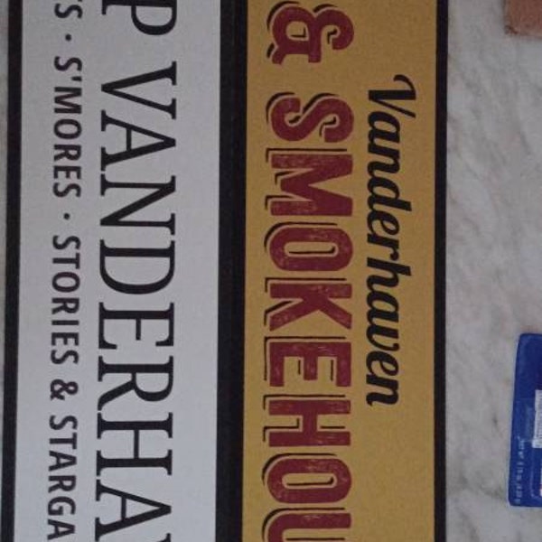 BBQ & Smokehouse Sign, Personalized Chef Smoker Cook Name Kitchen Sign ...