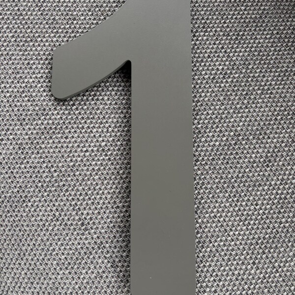 Large, Modern Acrylic House Number, 5mm Thick, Numbers, Floating Digits ...