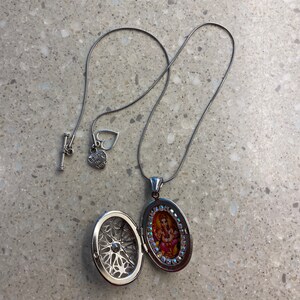 Jesus Christ Stainless Steel Locket Necklace | Etsy