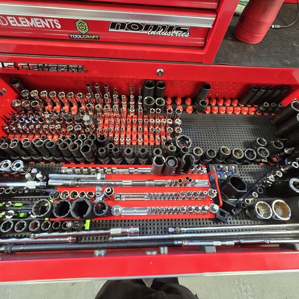 US General 27” Top Drawer Tool Grid Organizer - Etsy