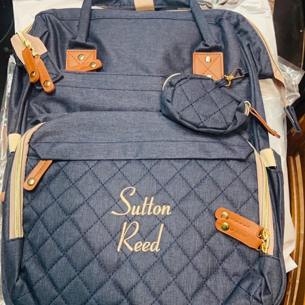 Custom School Commuter Laptop Backpack, Personalized Birthday Gift Book ...