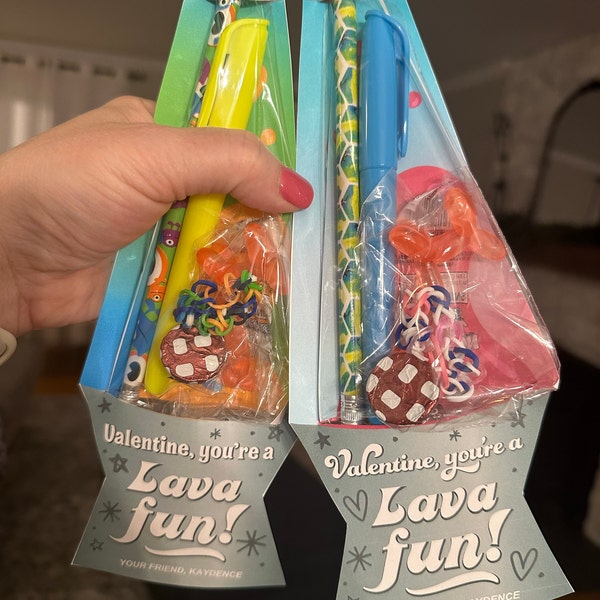 Lava Lamp Valentine Printable, Kids Valentine, Classroom Valentine ...