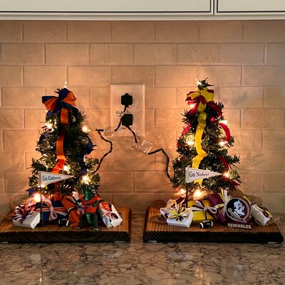 Virginia Cavaliers Team Spirit Table Top Christmas Trees - Etsy