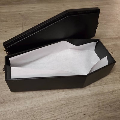 Black Coffin Storage Box Coffin Trinket Box Jewelry Storage Gothic ...