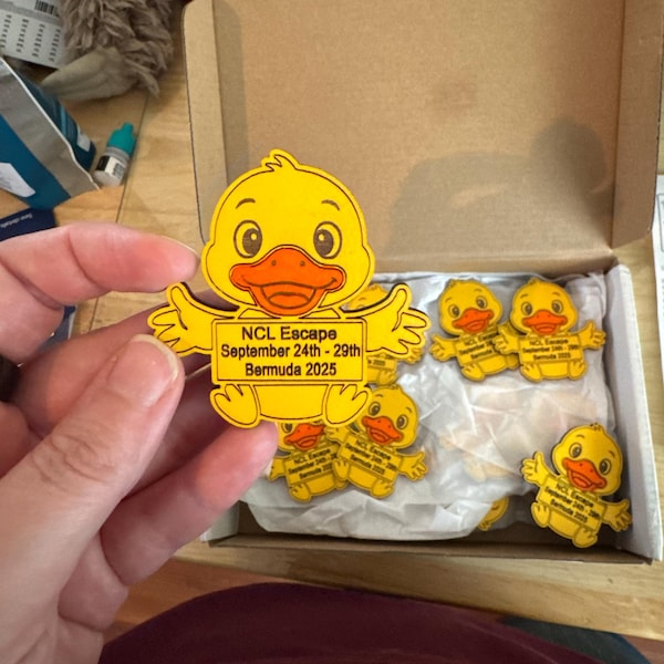 Personalized Cruising Duck Magnet: Cruise Keepsake - Etsy